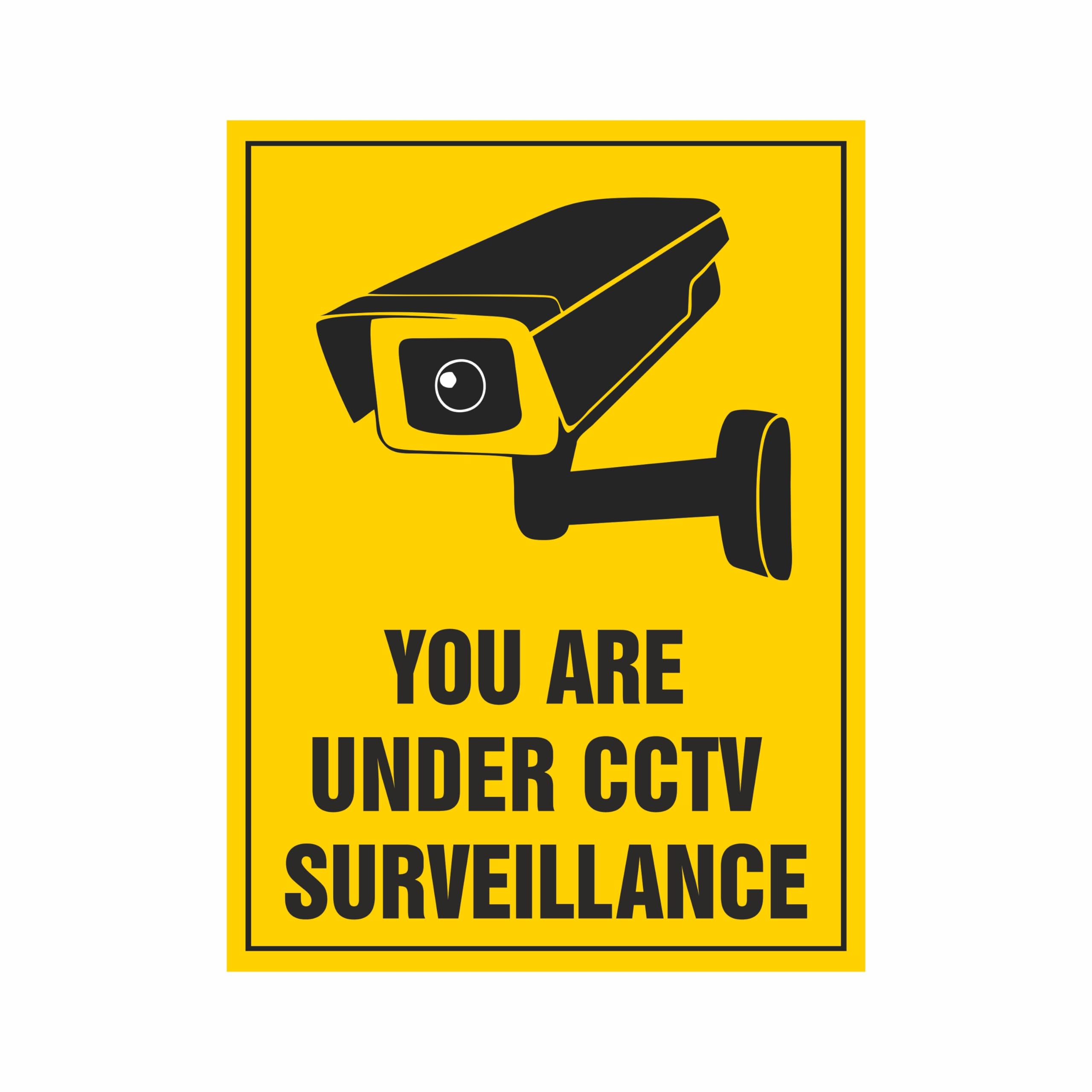 Anne Print Solutions® You are Under CCTV Surveillance Stickers Self ...