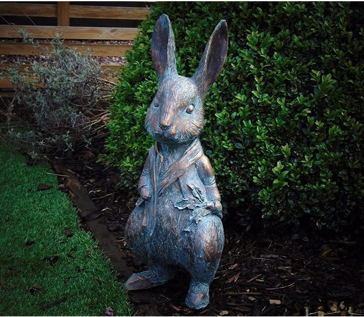 Amazon.com: Bobbird Beatrix Potter Ornament, Hand Cast Stone Garden ...