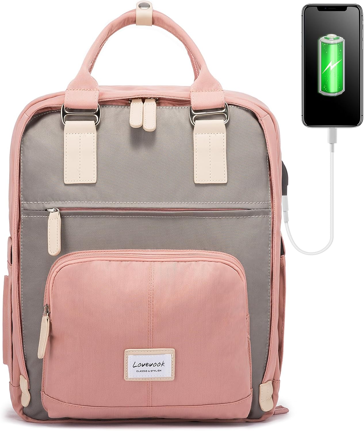 Amazon.com: LOVEVOOK Laptop Backpacks for Women,Lightweight Cute ...