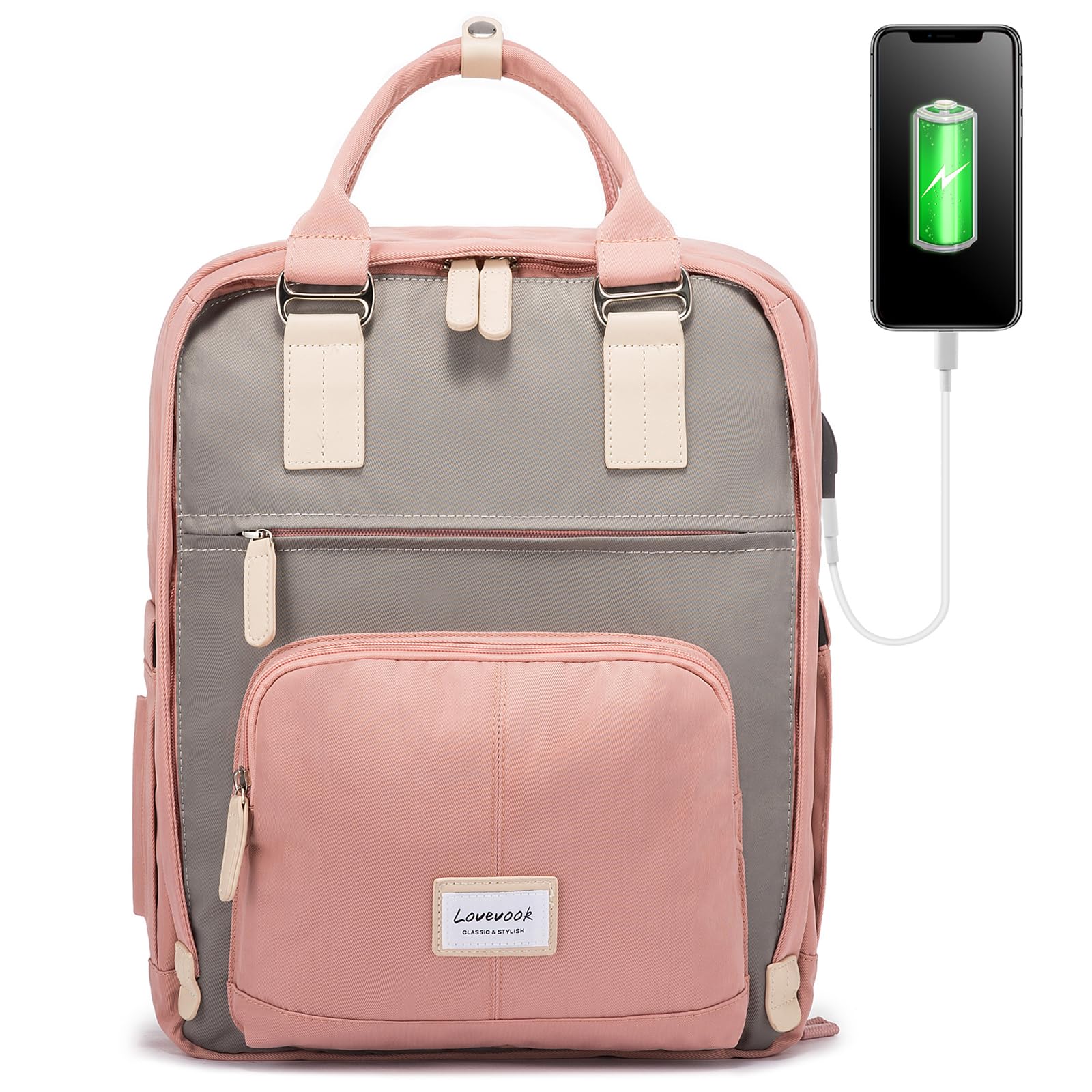 Amazon.com: LOVEVOOK Laptop Backpacks for Women,Lightweight Cute ...