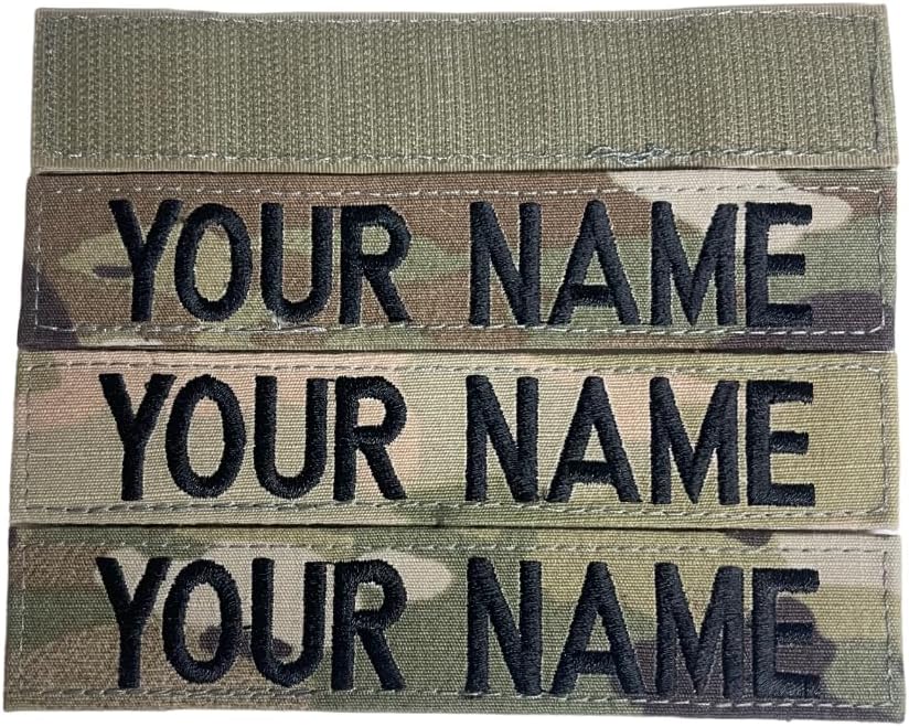 Amazon.com: 3 Pieces Multicam OCP Name Tape or Army Tape, with Hook ...