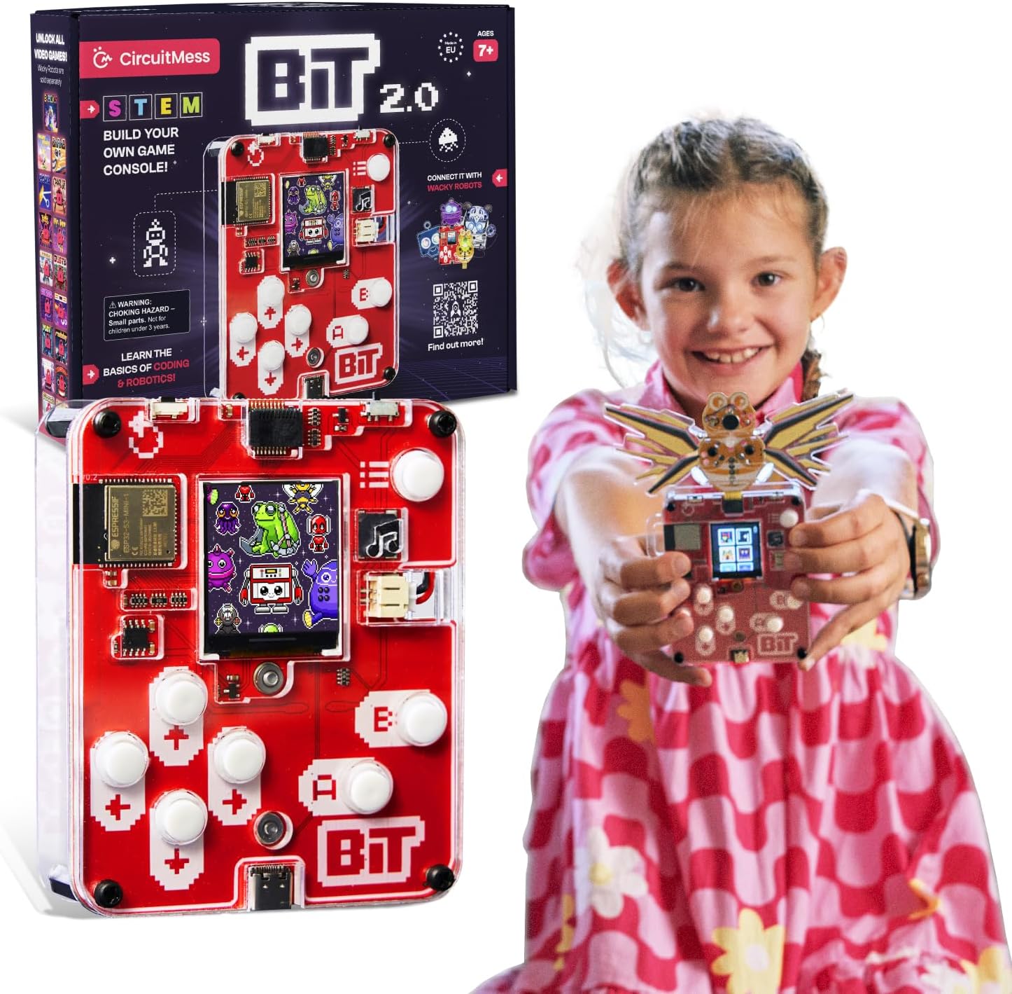 Amazon.com: CircuitMess – Stem Adventure Gaming Console - BIT : Toys ...