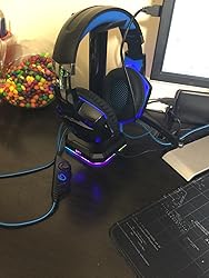 Amazon.com: VersionTECH. Gaming Headset for PS5 PC PS4 Xbox One ...