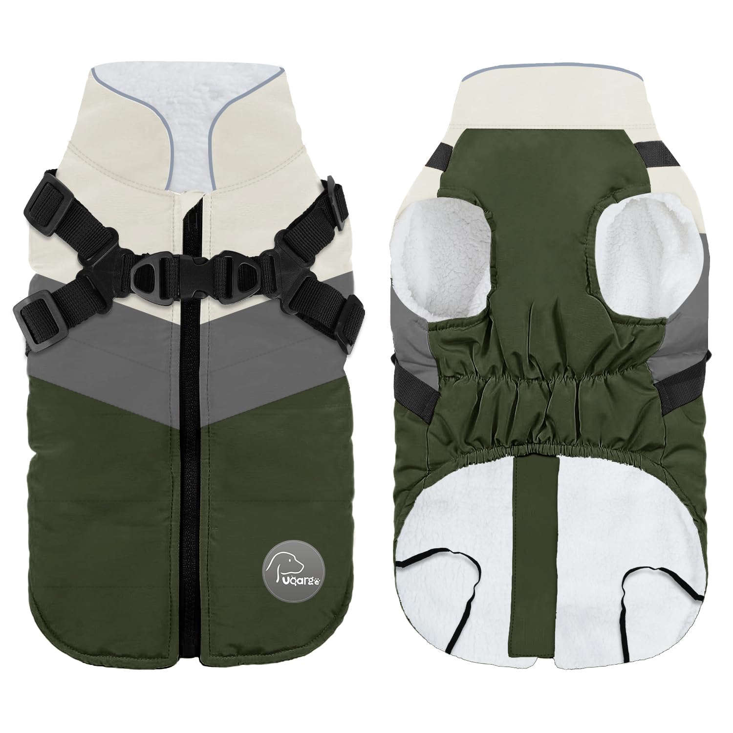 Amazon.com : ANNICOO Warm Dog Winter Coat,Waterproof Dog Jacket with ...