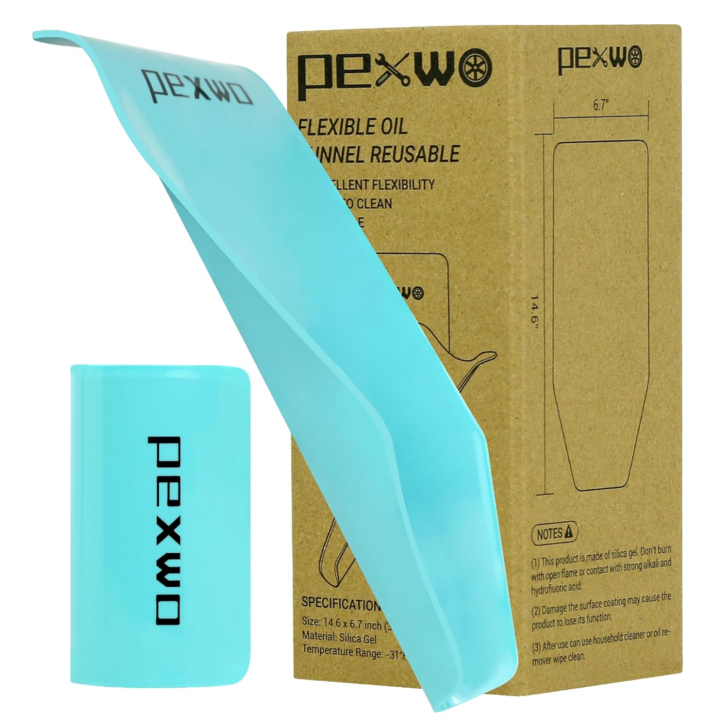 Amazon.com: PEXWO Flexible Oil Funnel Reusable, Oil Change Draining ...