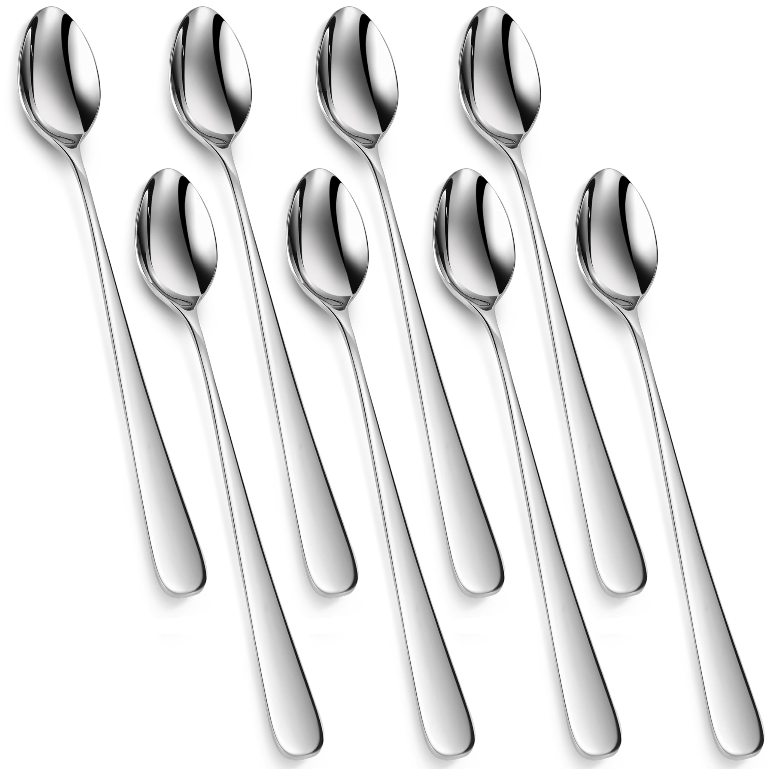 Amazon.com: KEAWELL Premium 4-Piece Louise Long Handle Iced Tea Spoons ...