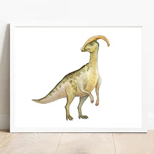 Amazon.com: Dinosaur Parasaurolophus Posters Prints, Nursery Wall Art ...