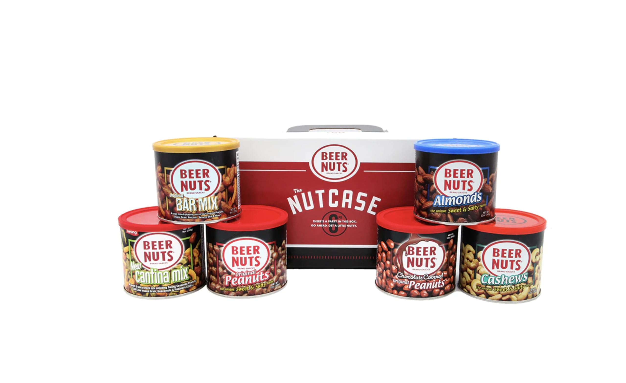 Amazon.com: Beer Nuts Brand Snacks, Original Nutcase, Perfect for Gifting, Original Peanuts ...