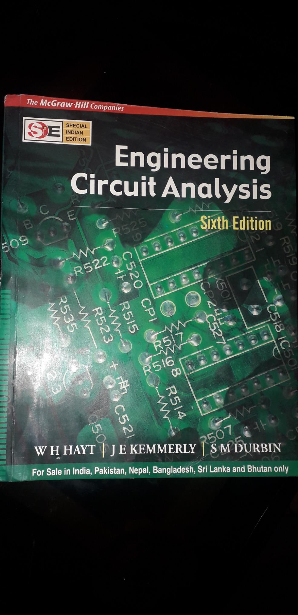 Engineering Circuit Analysis : William Hayt, Jack Kemmerly, Hayt ...
