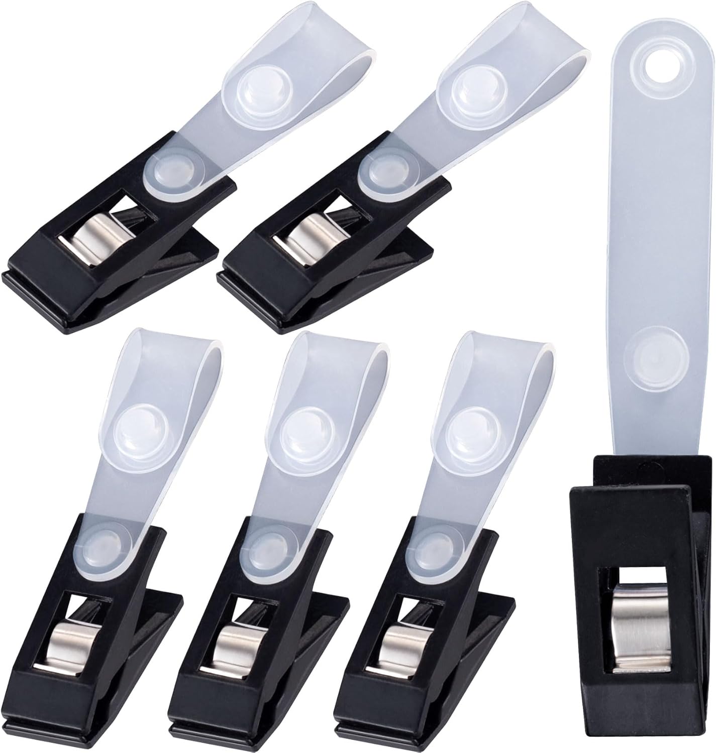 Amazon.com : HINZIC 5pcs Plastic Garden Flag Clips Anti-Wind Flag ...