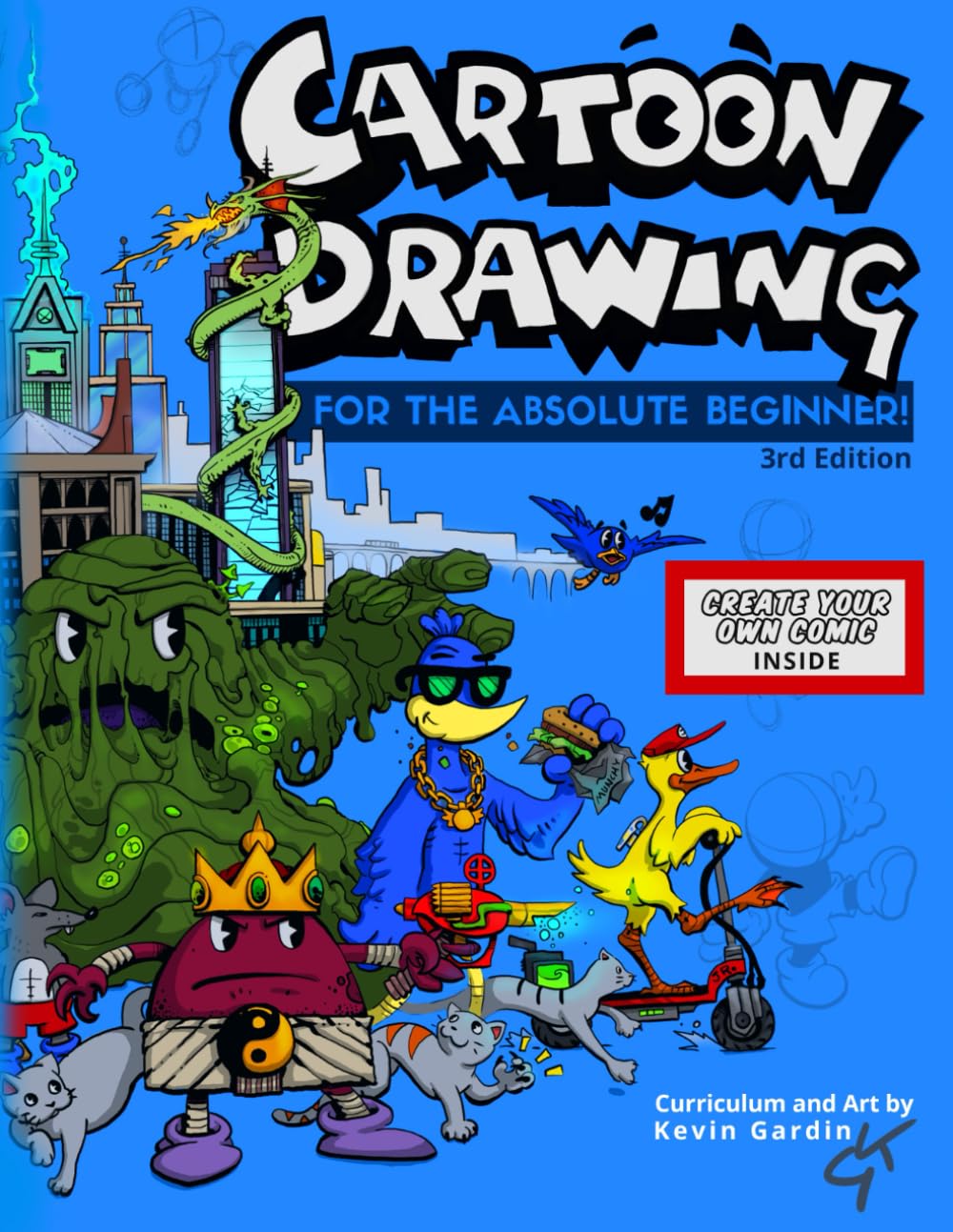 Amazon.com: Cartoon Drawing: For The Absolute Beginner: 9781652896432 ...