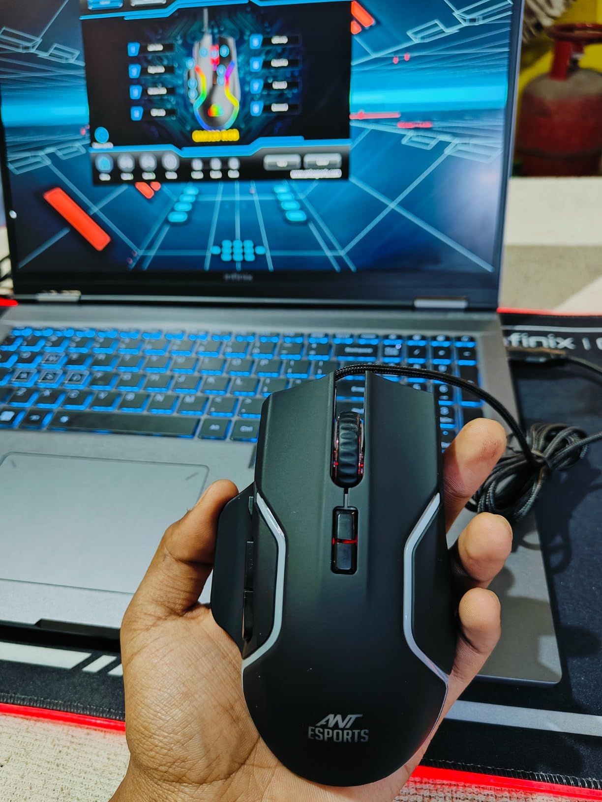 Amazon.in: Buy Ant Esports GM320 RGB Optical Wired Gaming Mouse | 8 ...