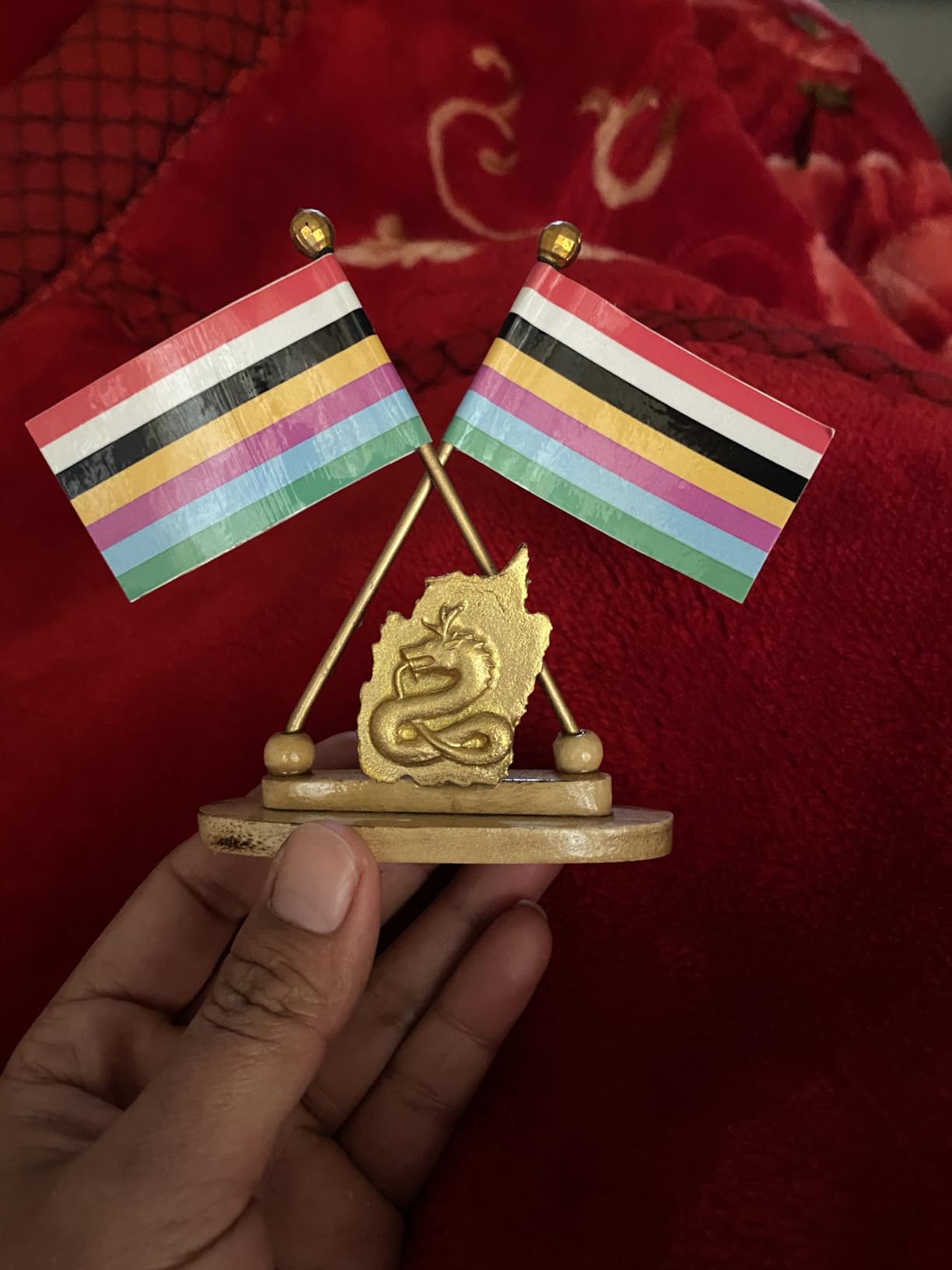 Crossed Salai Taret Flags Stand : Amazon.in: Garden & Outdoors
