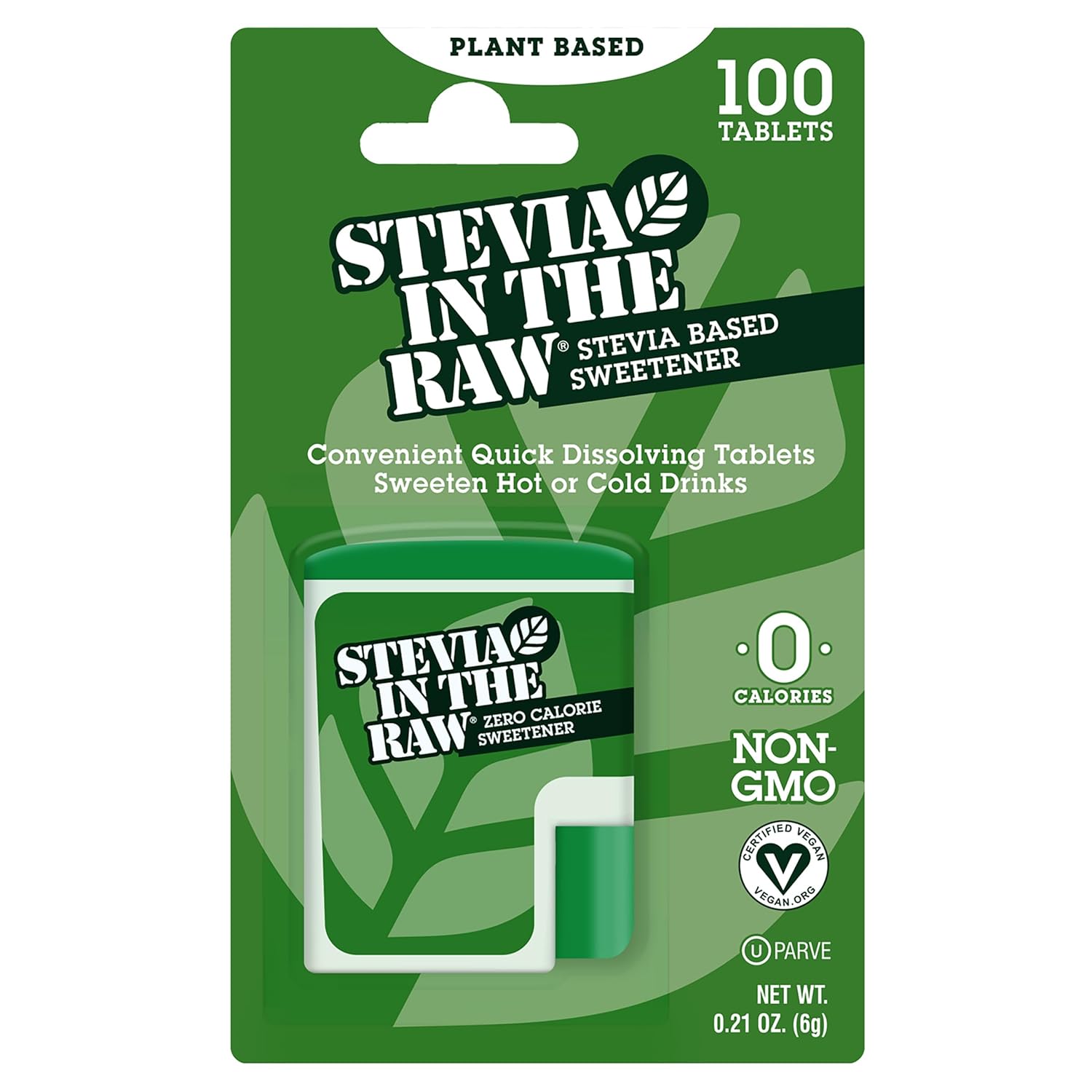 Amazon.com : Stevia In The Raw Stevia Sweetener Tablets, 100 Ct, Zero ...
