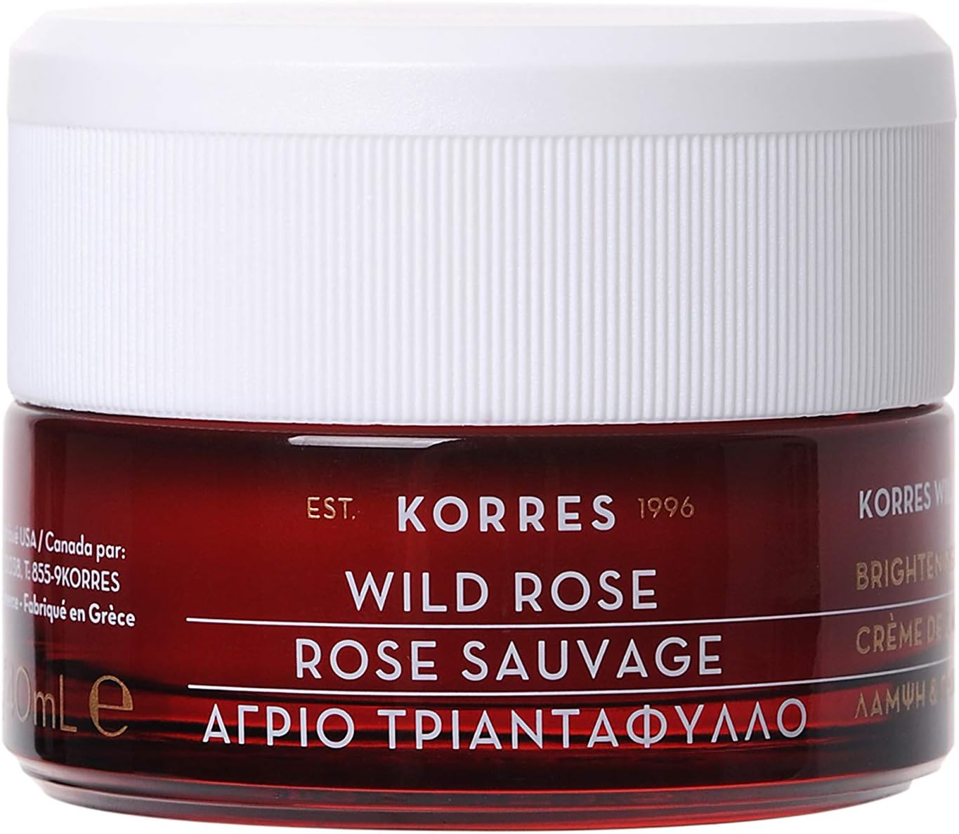 Korres Wild Rose Brightening & First Wrinkles Vitamin C Dry Skin Cream ...