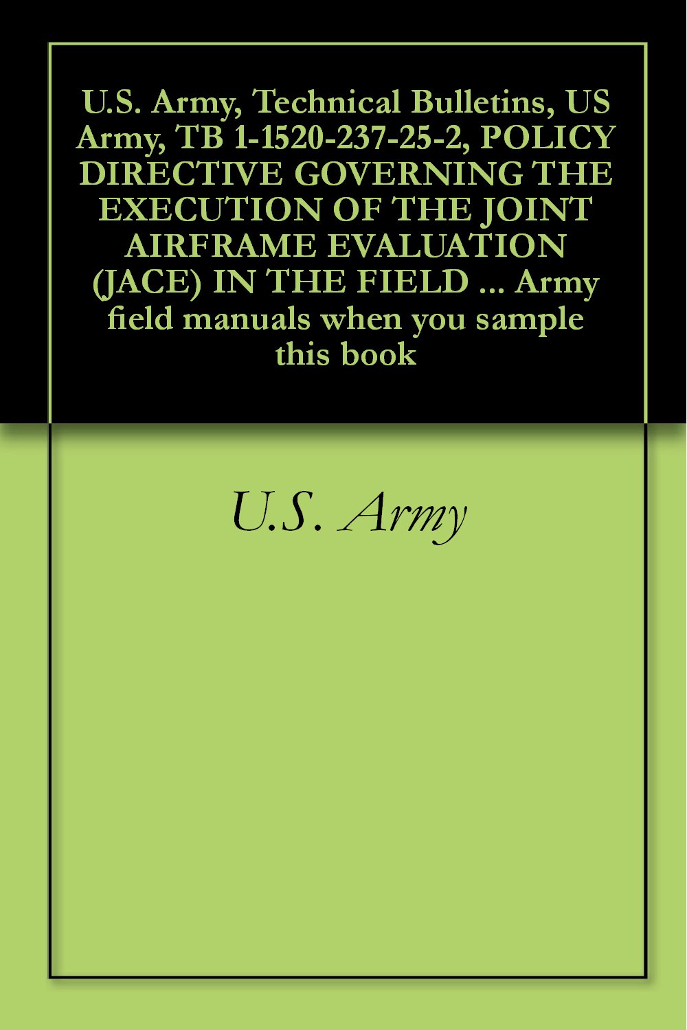 Amazon.com: U.S. Army, Technical Bulletins, US Army, TB 1-1520-237-25-2 ...