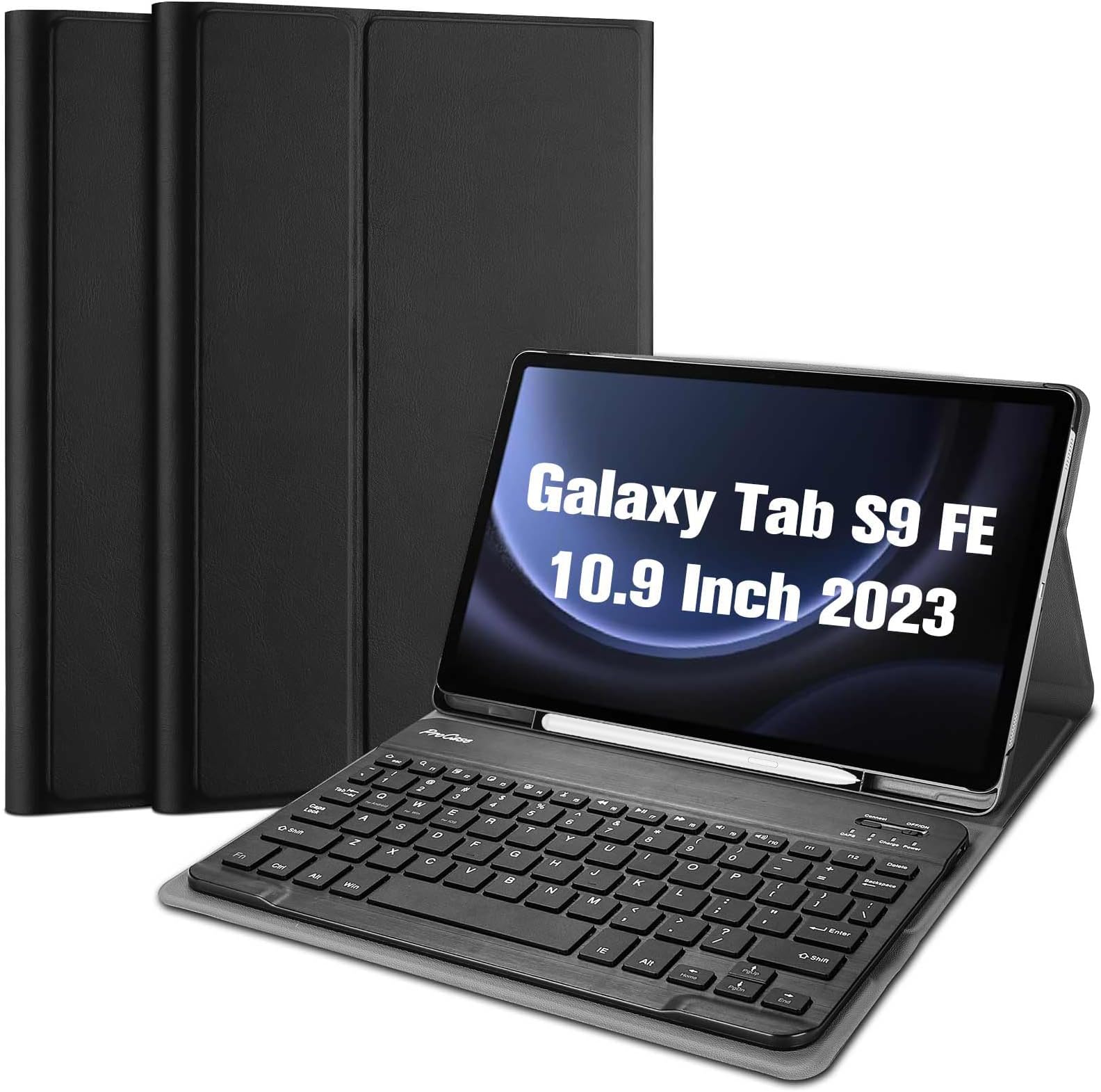 Amazon.com: ProCase Keyboard Case for Galaxy Tab S10 FE 2025 / S9 FE 5G ...