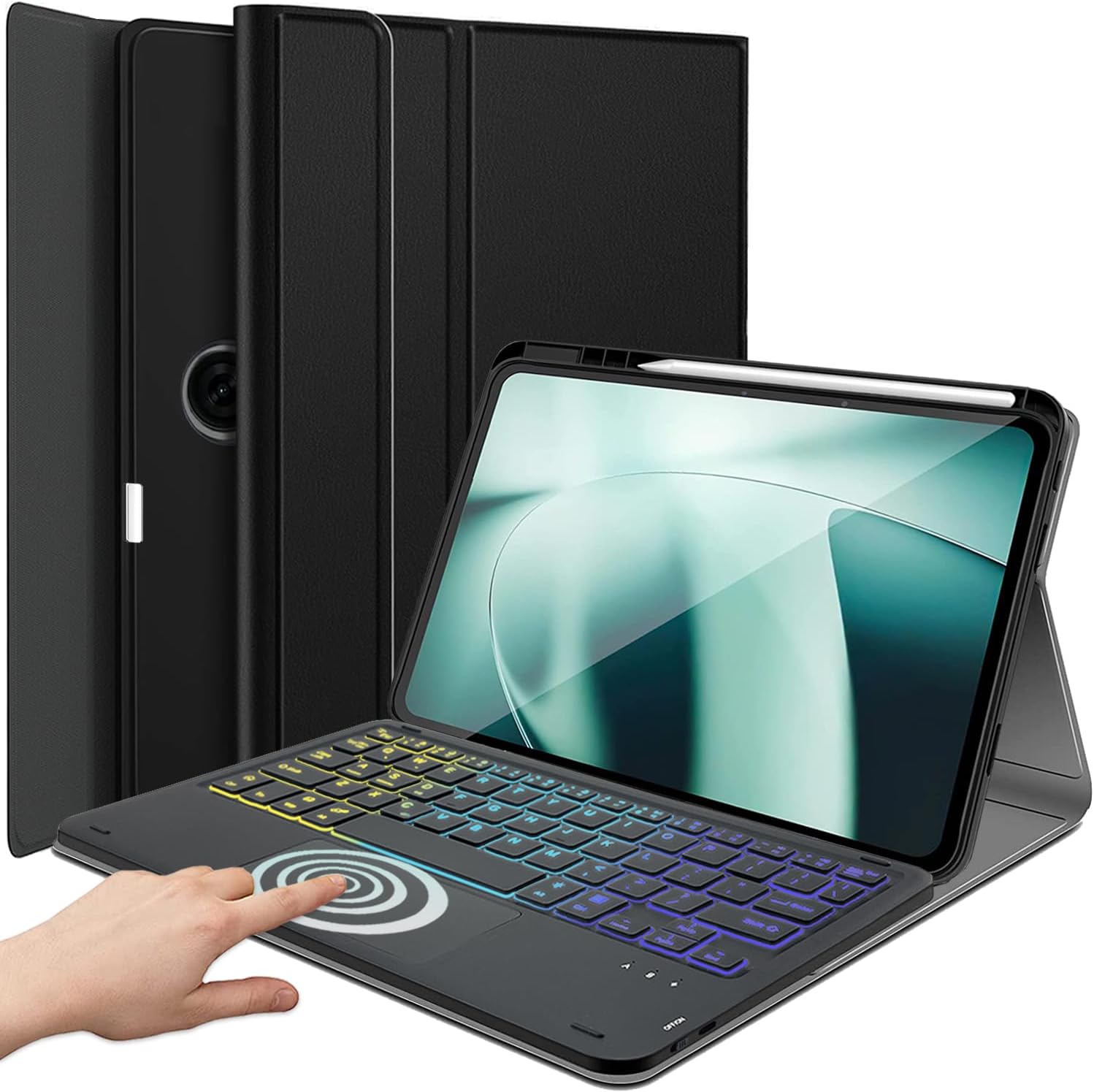 DKAHOEE Funda con teclado táctil retroiluminado para Lenovo Tab M11 de ...