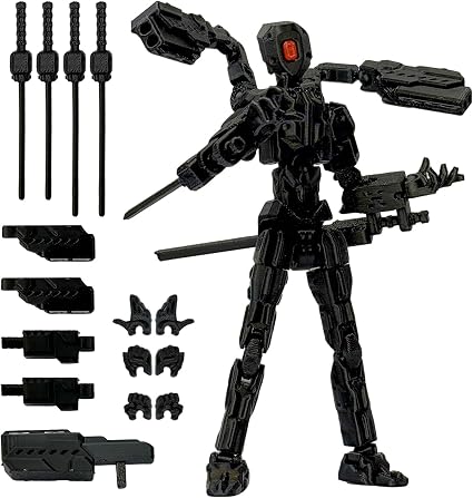 Amazon.com: T13 Assembly Completed Action Figure, T13 Robo 13,Gift for ...