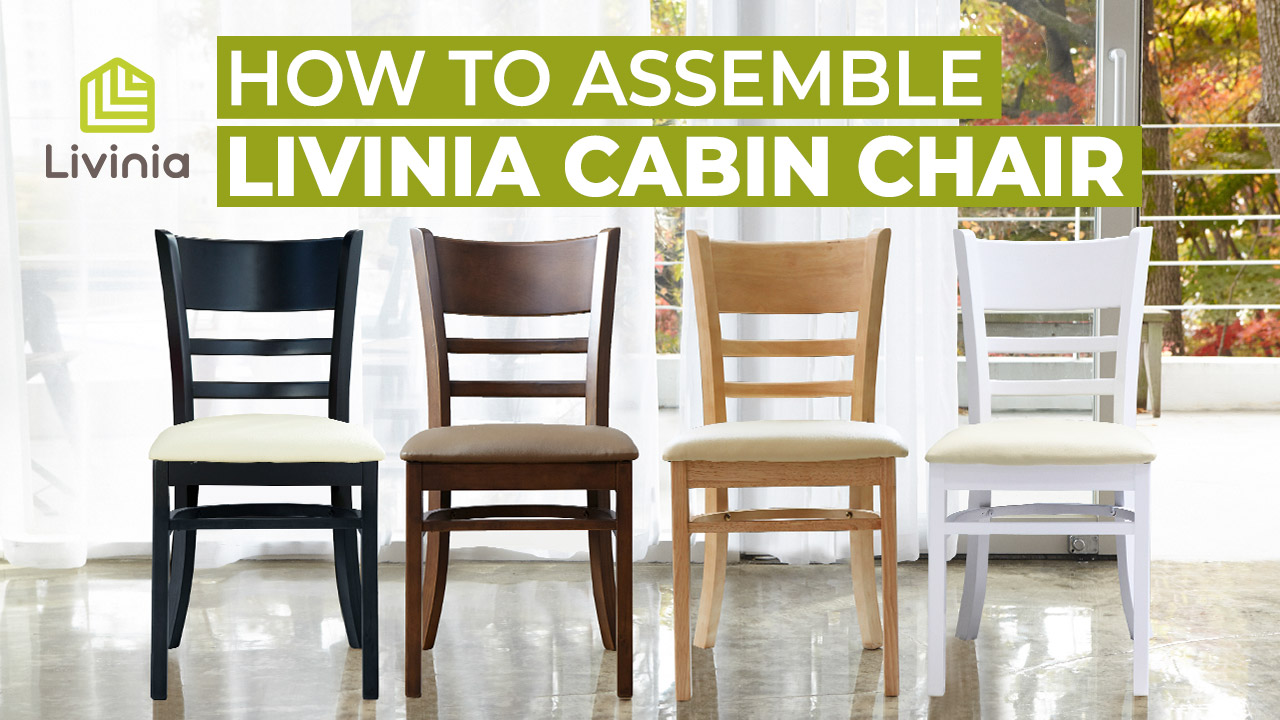 Watch [Assembly Video] Livinia Cabin Dining Chair Set of 2 on Amazon Live