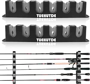 Amazon.com : TUEHUTDE Fishing Rod Holders,Horizontal Fishing Pole ...
