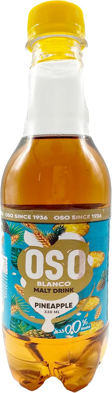 مشروب شعير بطعم الاناناس سعة 330 مل من اوسو بلانكو : Amazon.eg