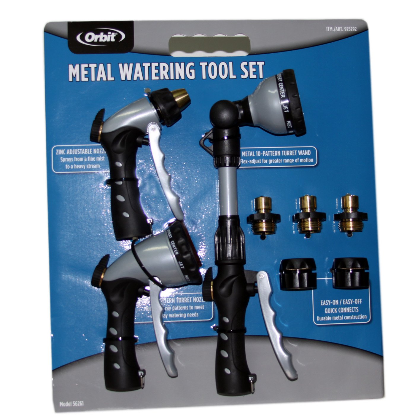 Amazon.com : Orbit Metal Watering Tool Set 8pc set : Garden Hose Parts ...