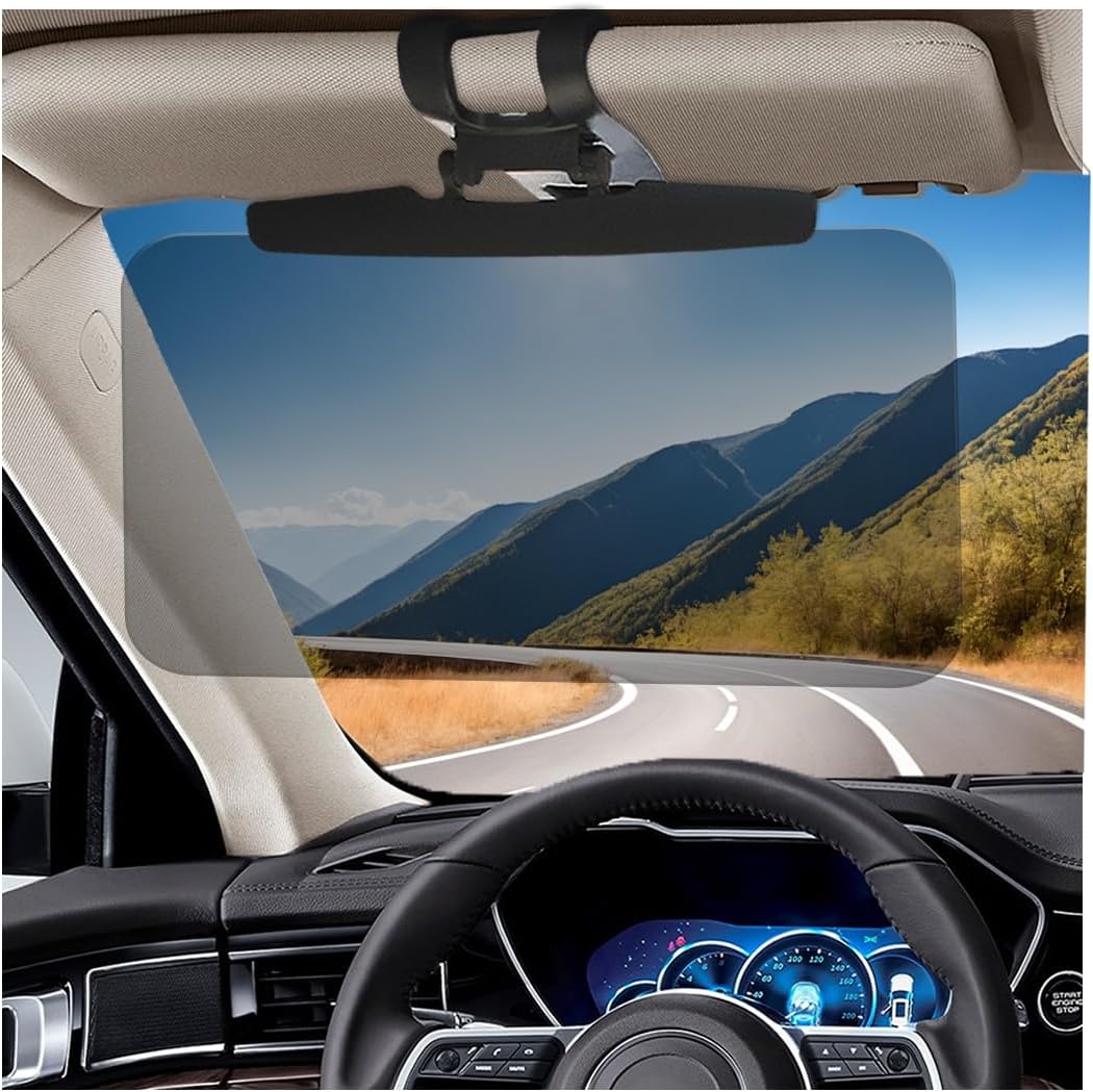 Amazon.com: povtii Sun Visor for Car, 8.5"×13.6" Anti-Glare Polarized ...