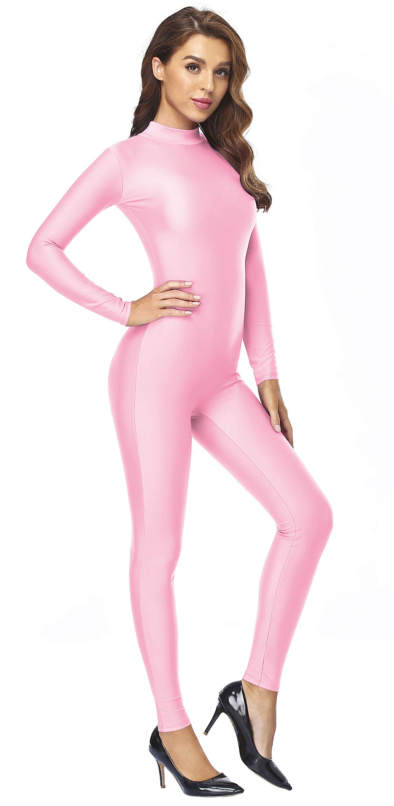 Snapklik.com : Speerise Adult High Neck Zip One Piece Unitard Full Body ...