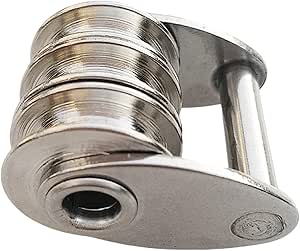 Amazon.com : Universals 3 Roll Wheel Windsurfing Rigging Pulley ...