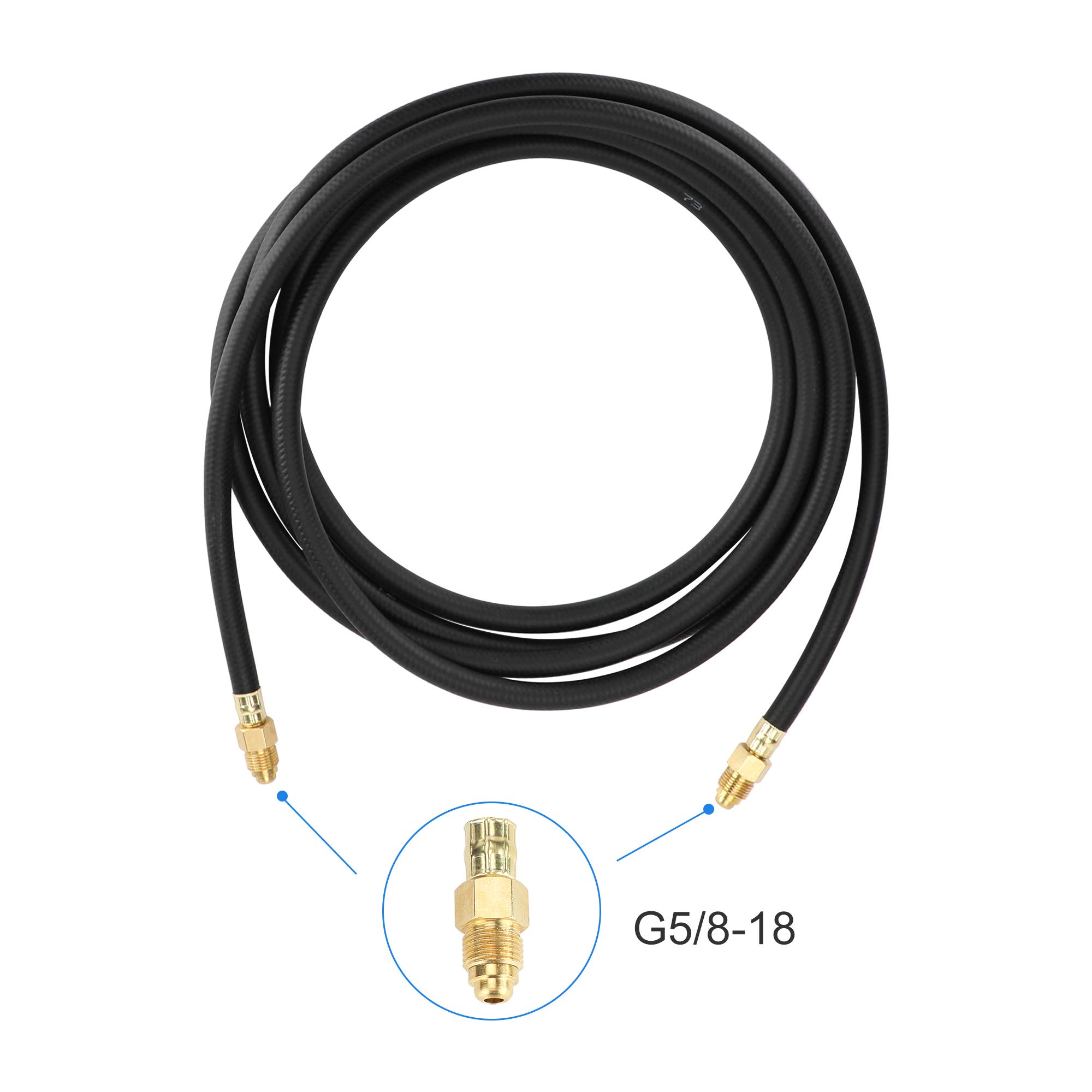Snapklik.com : Hynade Extend Gas Hose, Argon CO2 Flow Meter Regulator ...