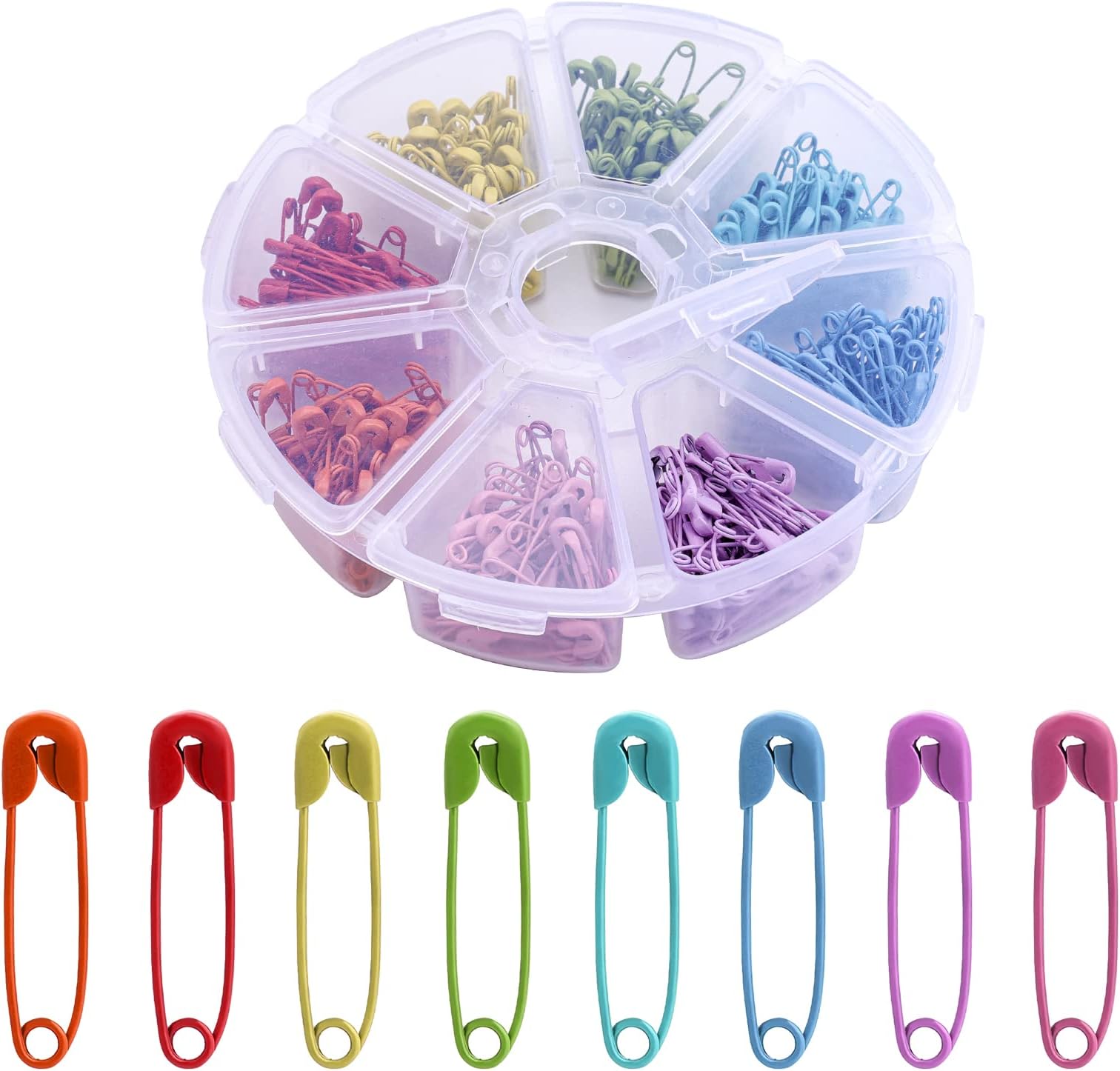 Amazon.com: KINBOM 120 Pcs 19mm Safety Pins, Mini Metal Pins for Art ...