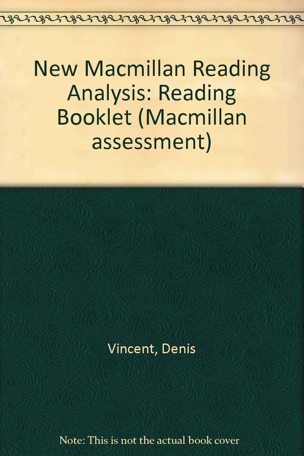 New Macmillan Reading Analysis: Reading Booklet (Macmillan Assessment ...