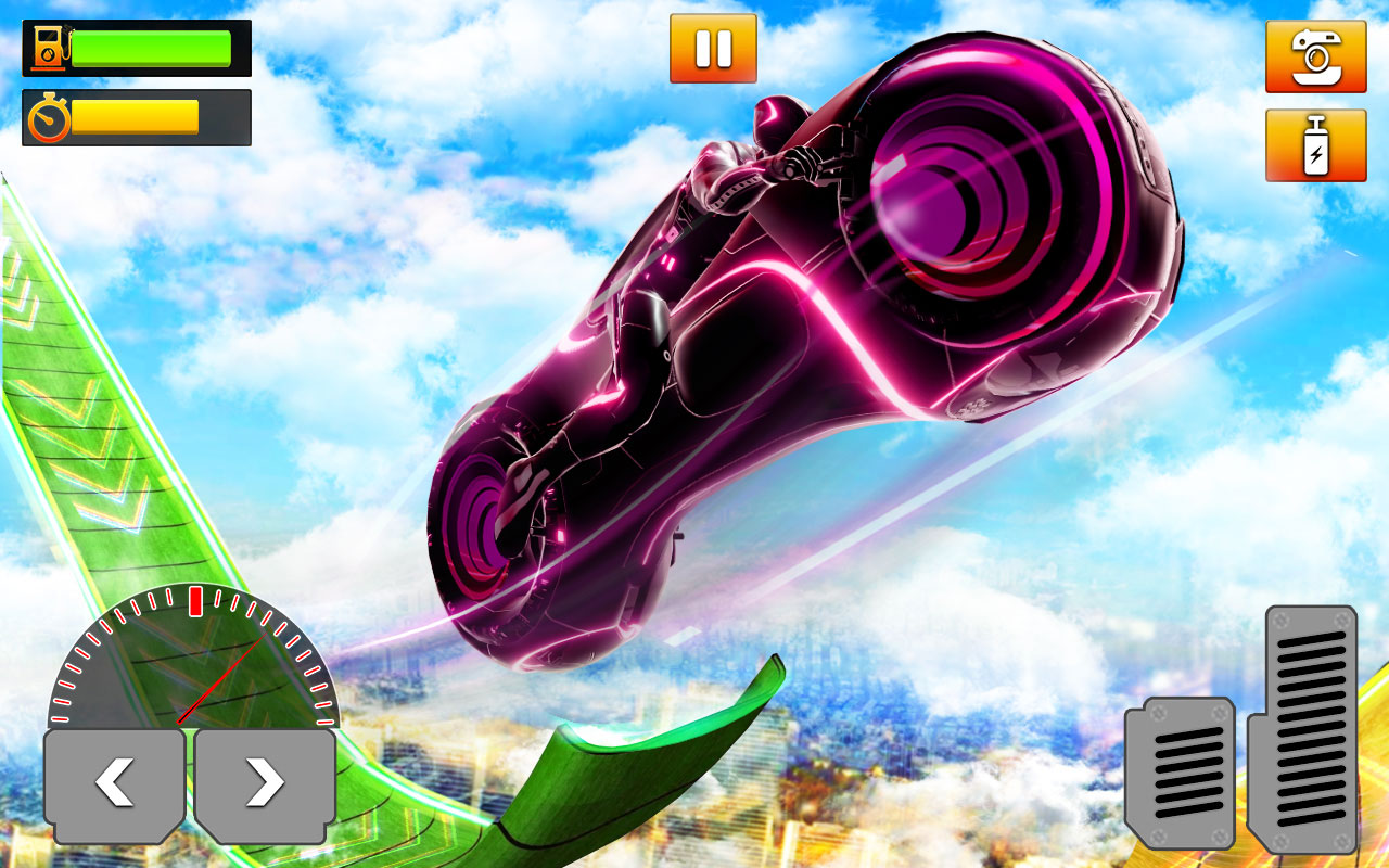 Light Bike Stunt : Motor Bike Racing Games : Lite Bike Moto Race Tracks ...