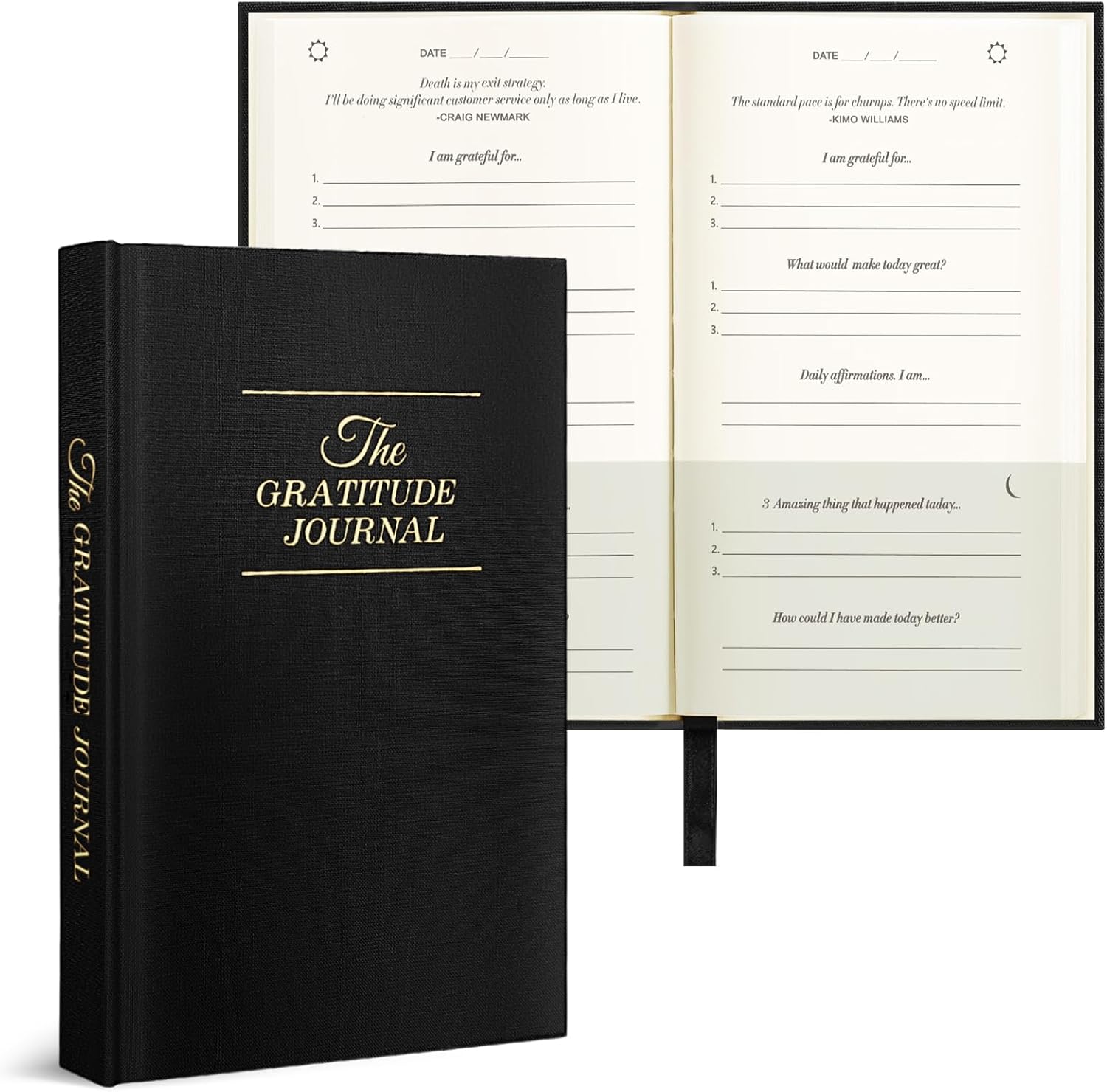 Amazon.com : Montcool Gratitude Journal - Five Minutes a Day for ...