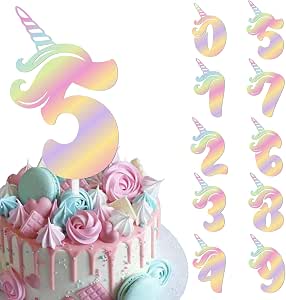 Amazon.com: Pink Number 5 Cake Topper Cheer to Antler Theme Party Decor ...