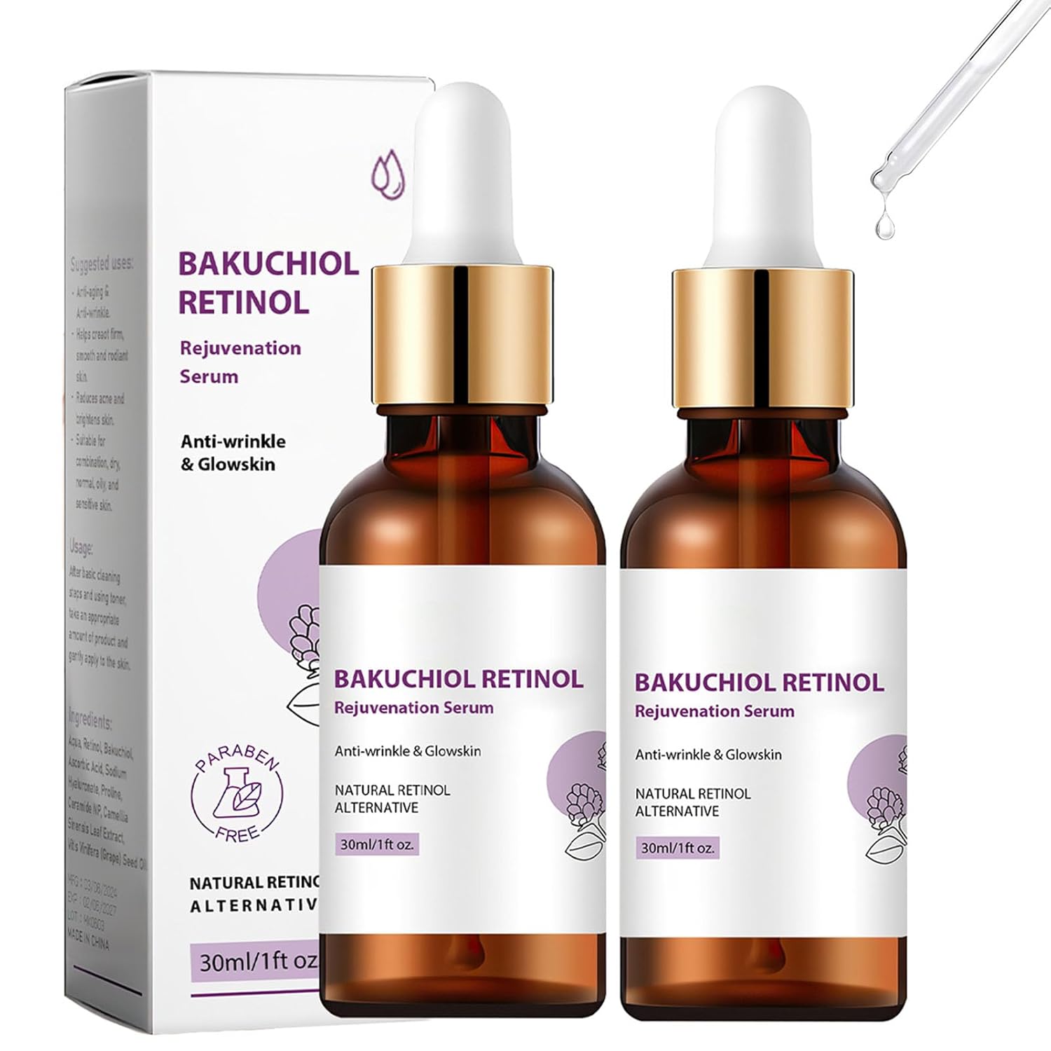 Amazon.com: Venature Bakuchiol Retinol Rejuvenation Serum, Retinol ...