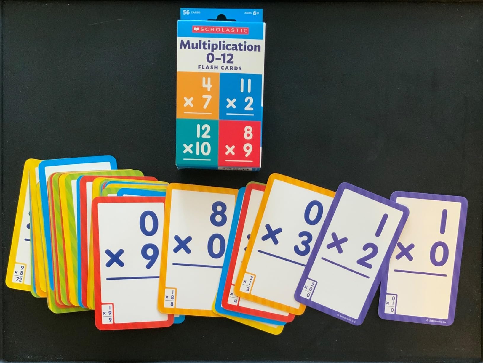 Amazon.com: Flash Cards: Multiplication 0 - 12: 9781338233575 ...