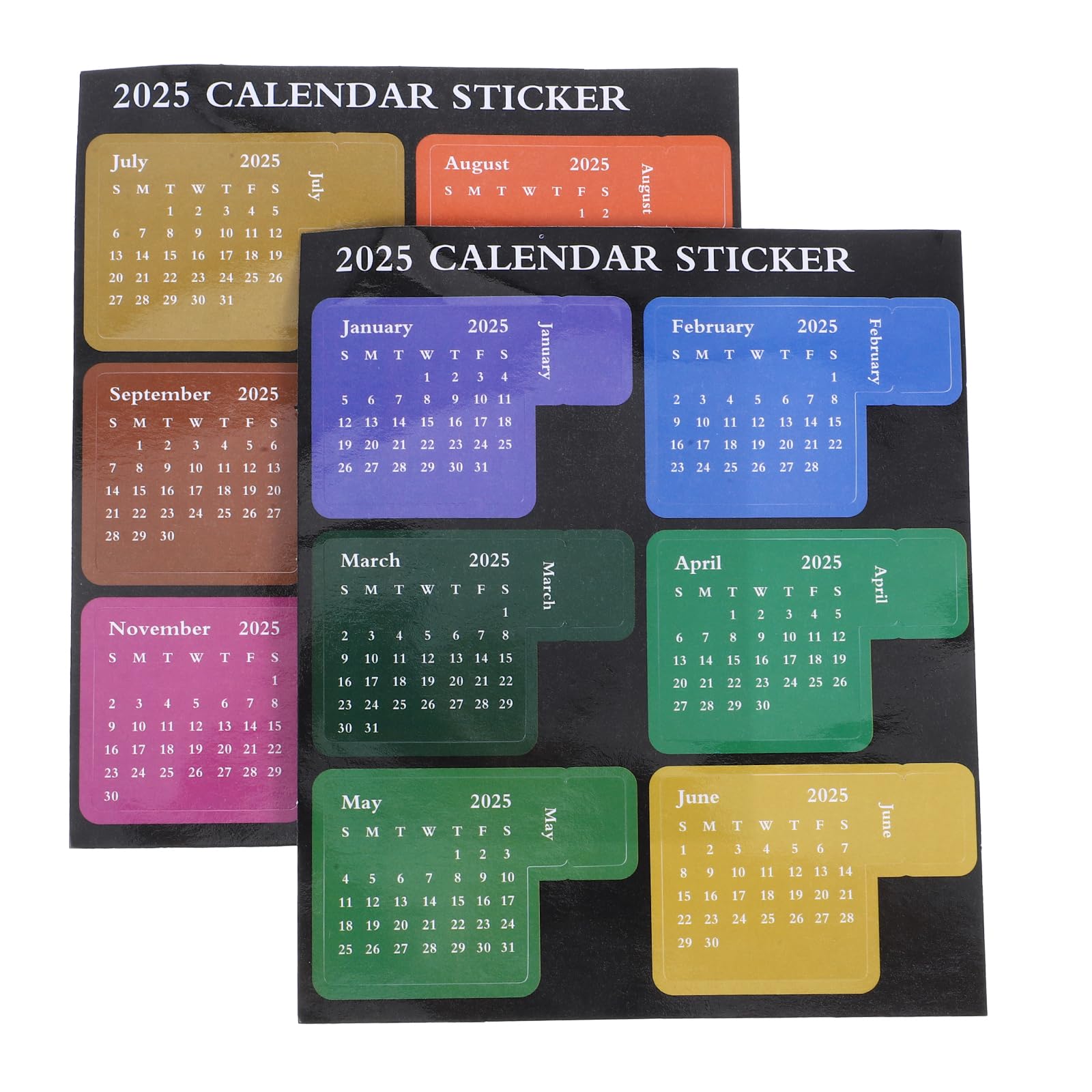 Amazon.com: 2025 Calendar Stickers for Planners Calendar Index Tabs ...
