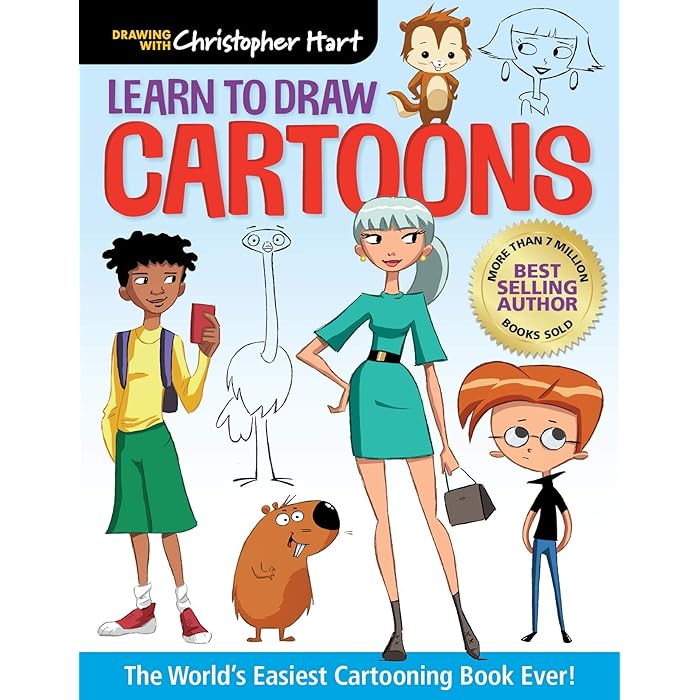 Buy Learn to Draw Cartoons: The World's Easiest Cartooning Book Ever ...