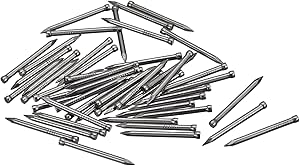 Amazon.com: uxcell Finishing Nails 50pcs 28mm 1-1/8 Inch Hand-Drive ...