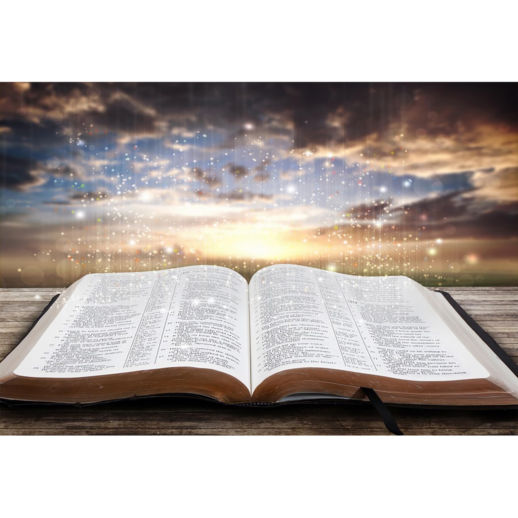 Amazon.com : 5x3ft Holy Bible Backdrop Church Backdrop Wisdom Light ...