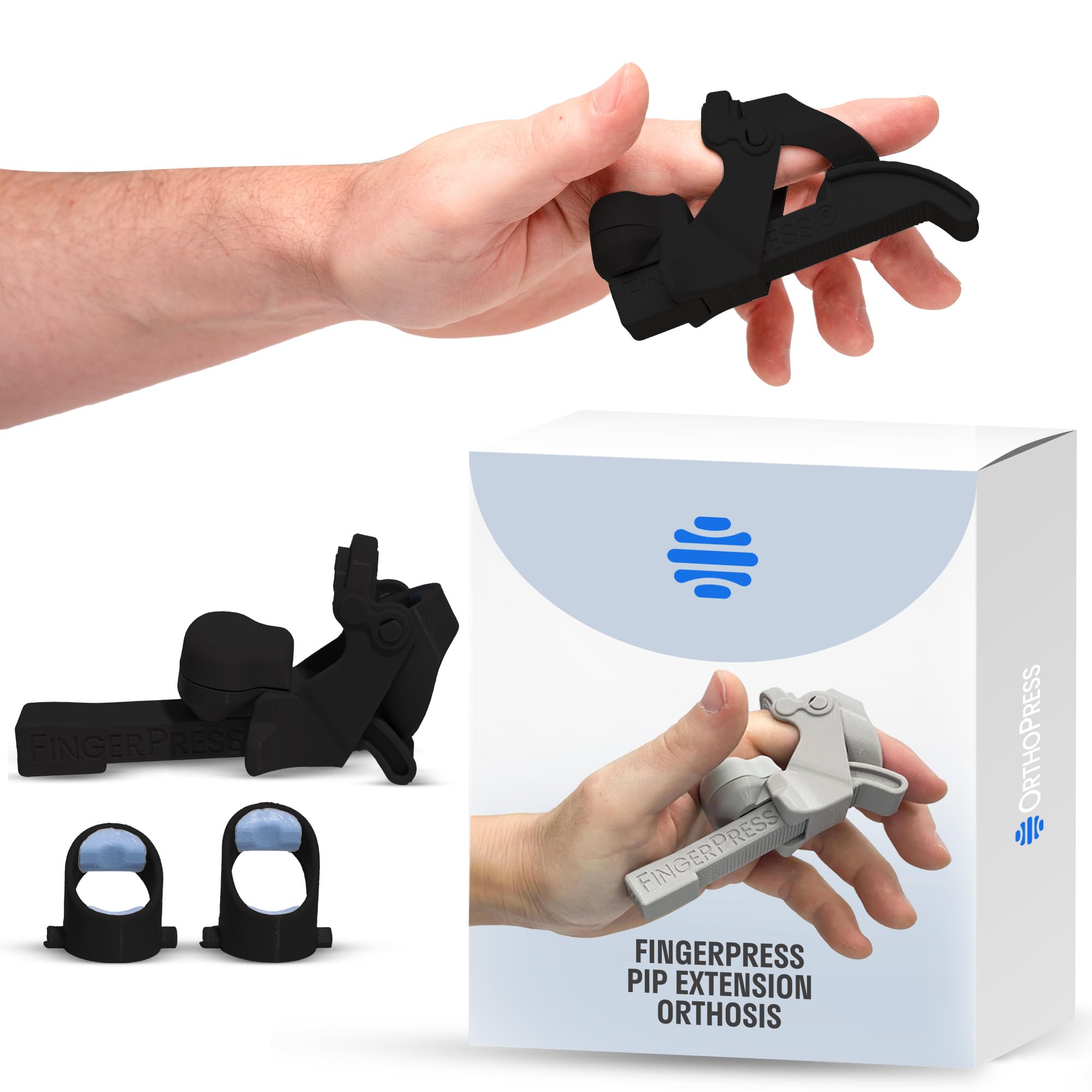 Amazon.com: FingerPress PIP Extension Orthosis Made in USA by ...