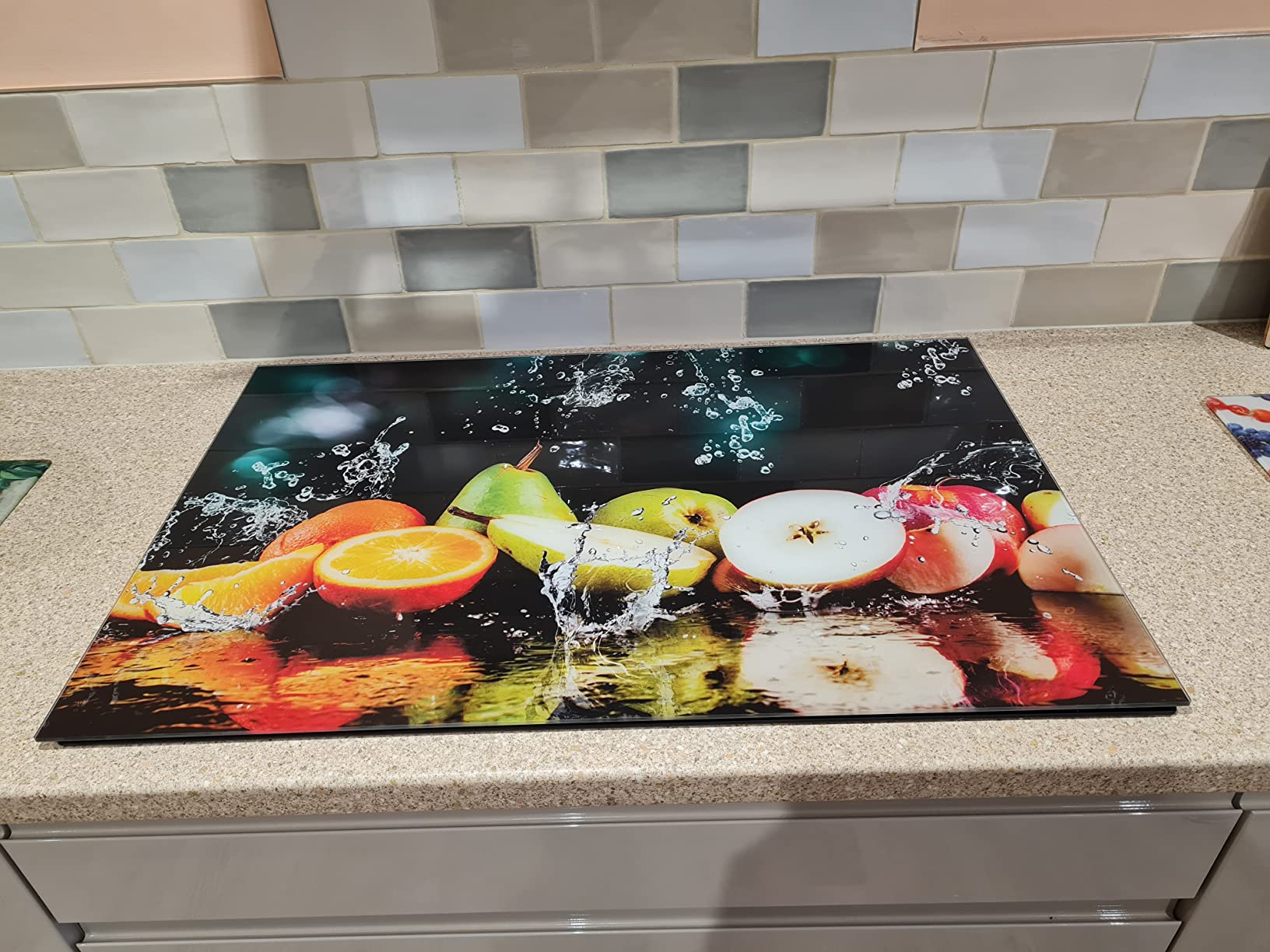 Ceramic Induction Hob Protector Cover 80 cm x 52 cm | Kitchen Wall ...