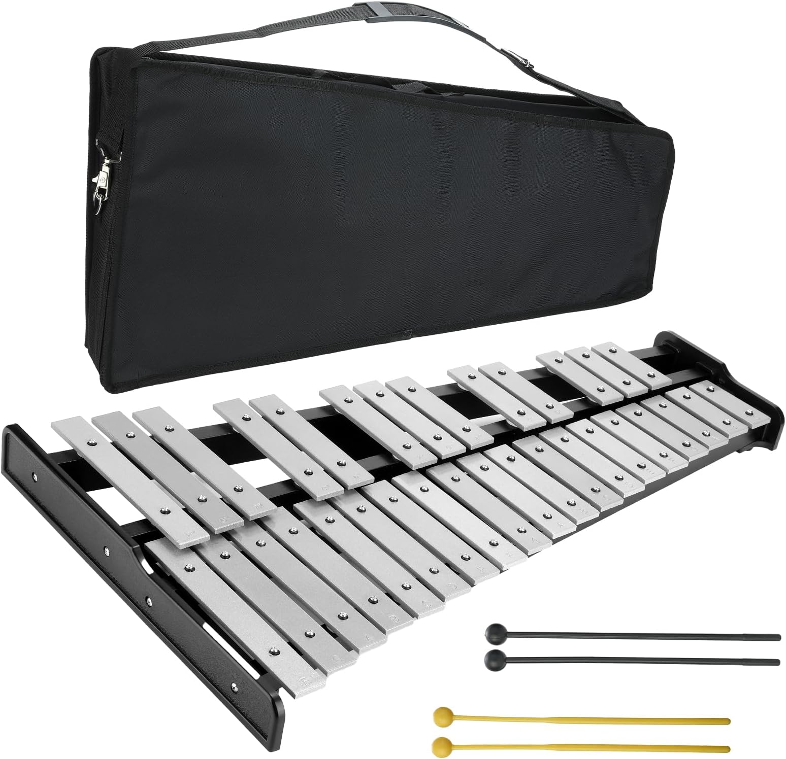 Amazon.com: Julymoda 32 Note Glockenspiel Xylophone Bell Kit,Percussion ...