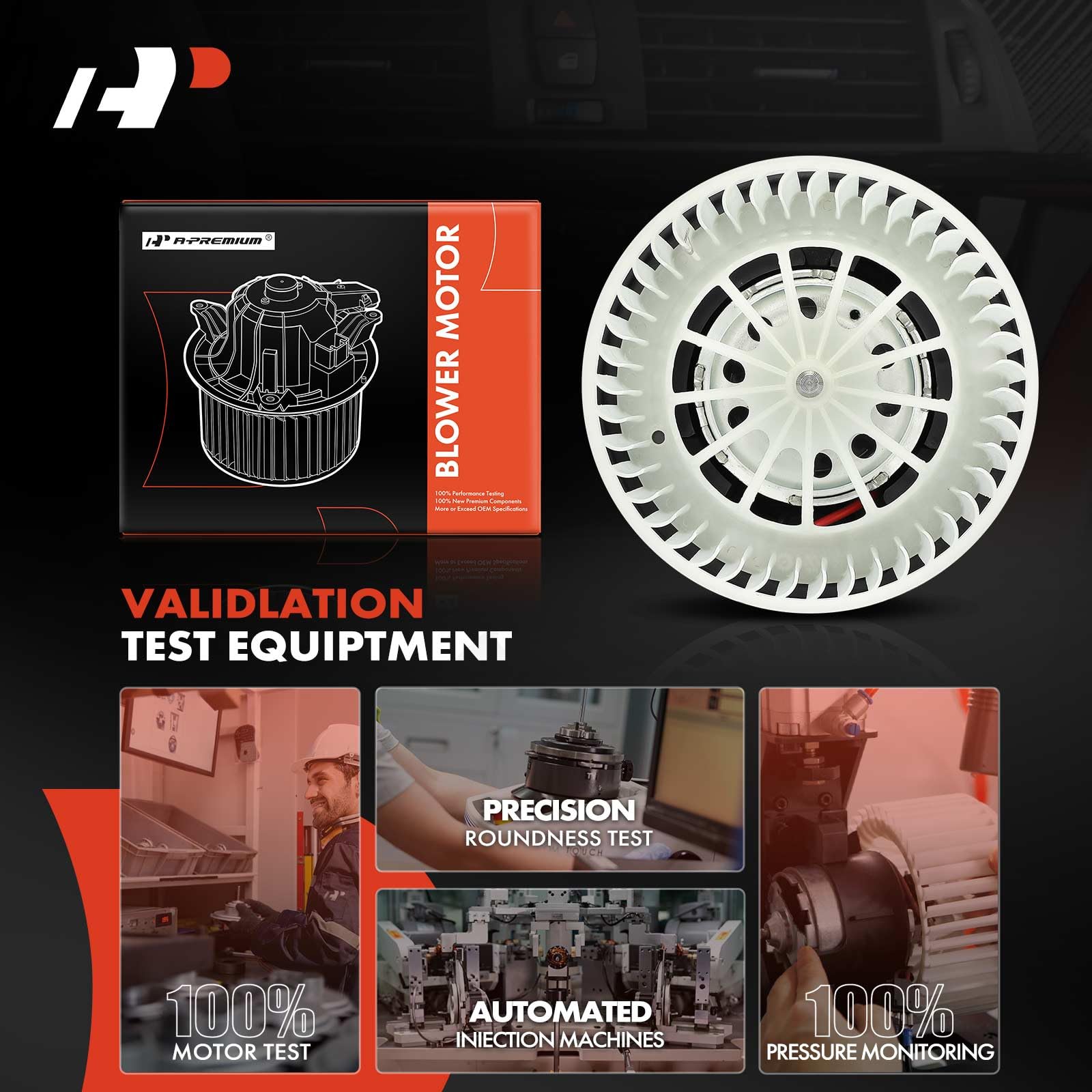 A-Premium HVAC Heater Blower Motor Assembly Compatible with Land Rover ...