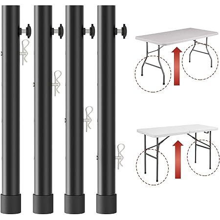 Amazon.com: Herbert-fty Folding Table risers for Folding Tables ...