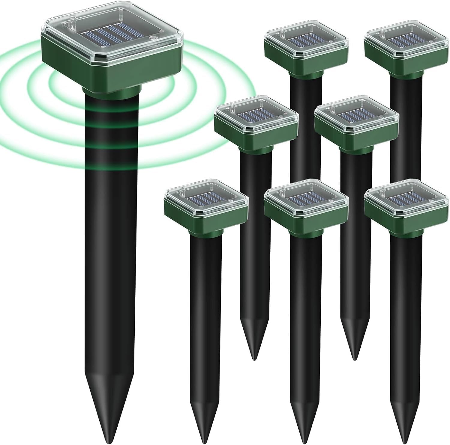 Amazon.com: Mole Repellent for lawns Gopher Repellent Ultrasonic Solar ...
