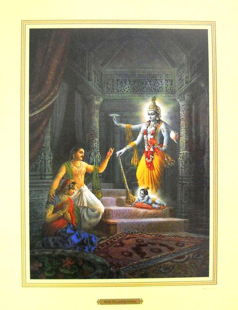 Amazon.com: Birth of Lord Krishna in Lord Kansa Lock up/Hindu God ...