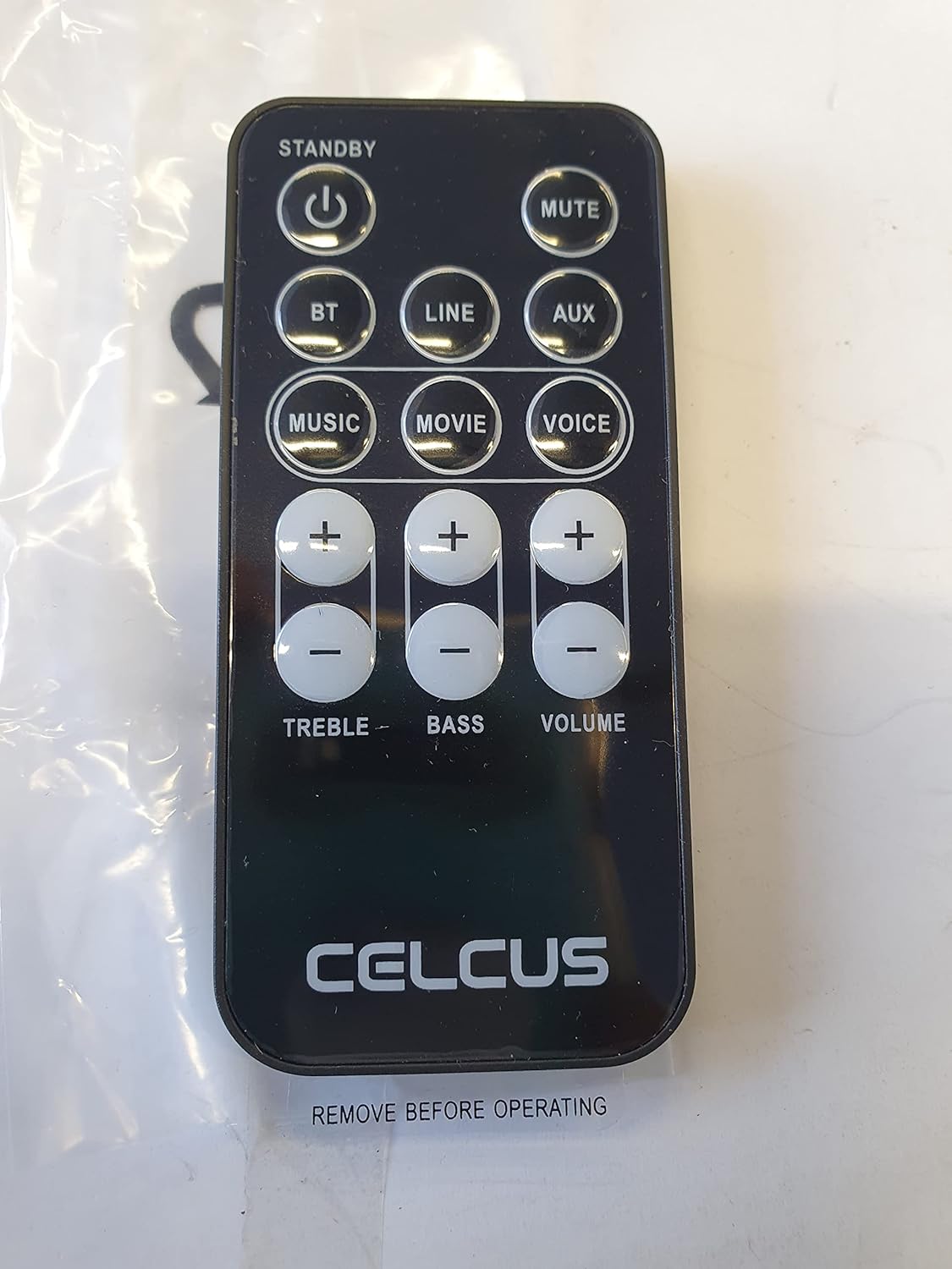 CELCUS B-3368 BLUETOOTH SOUNDBAR REMOTE CONTROL: Amazon.co.uk ...